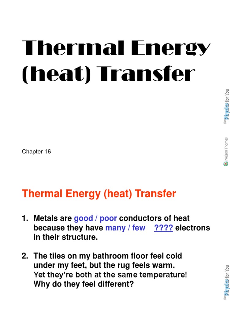 Thermal Energy Questions | PDF