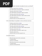 First They Came by Martin Niemöller - 0 | PDF
