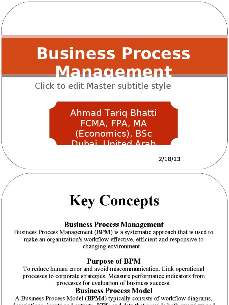 Business Process Management | PDF | Business Process | Business Process ...