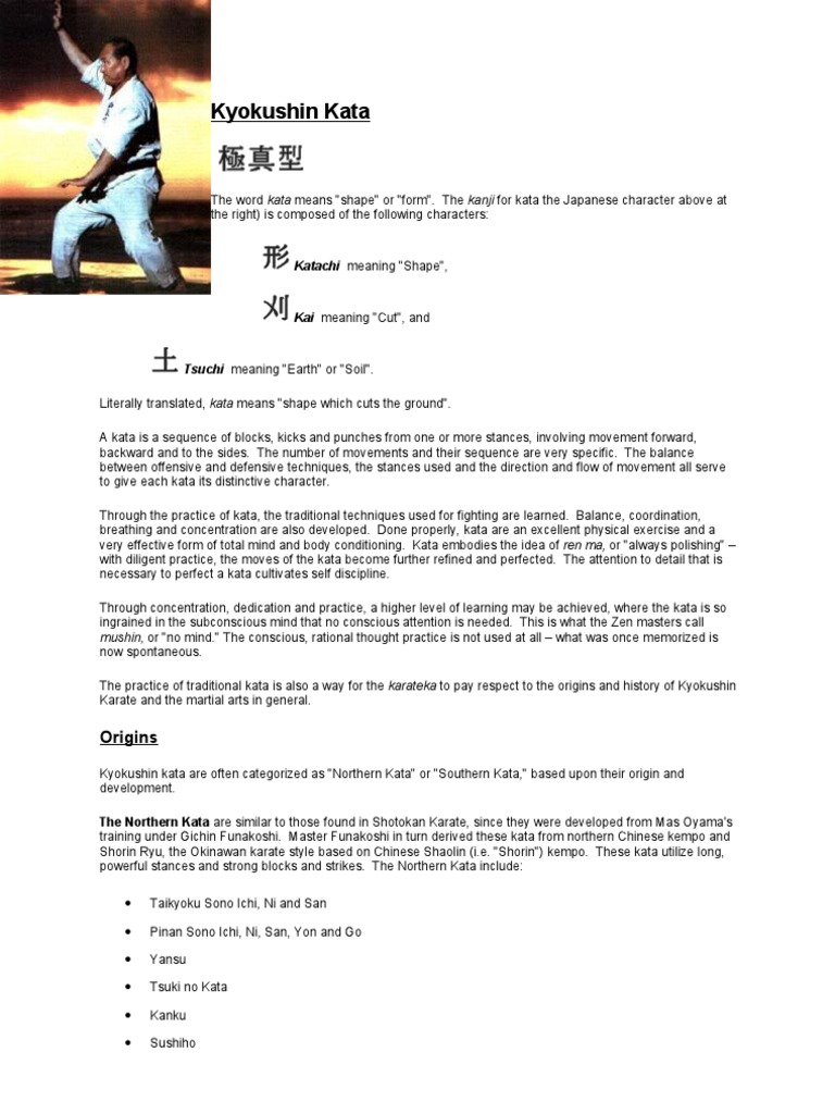 Kyokushin Kata | PDF | Karate | Kata