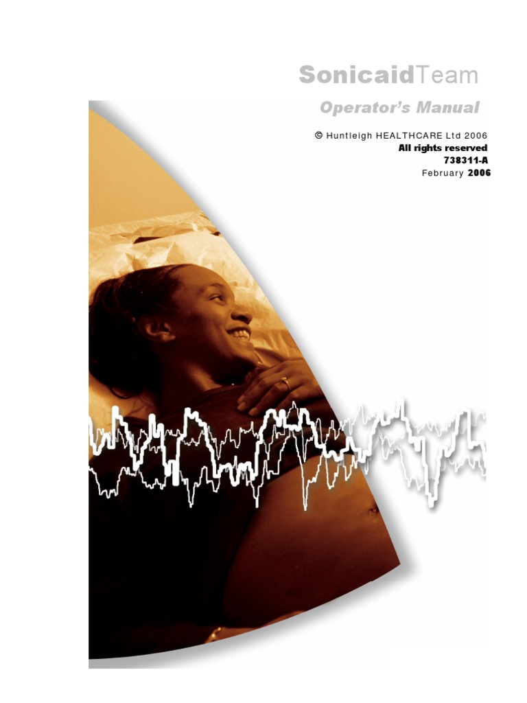 Sonicaid Team CTG - Operators Manual | PDF