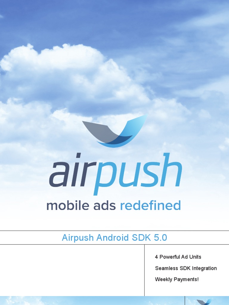 Airpush SDK | PDF | Software Development Kit | Android (Operating System)