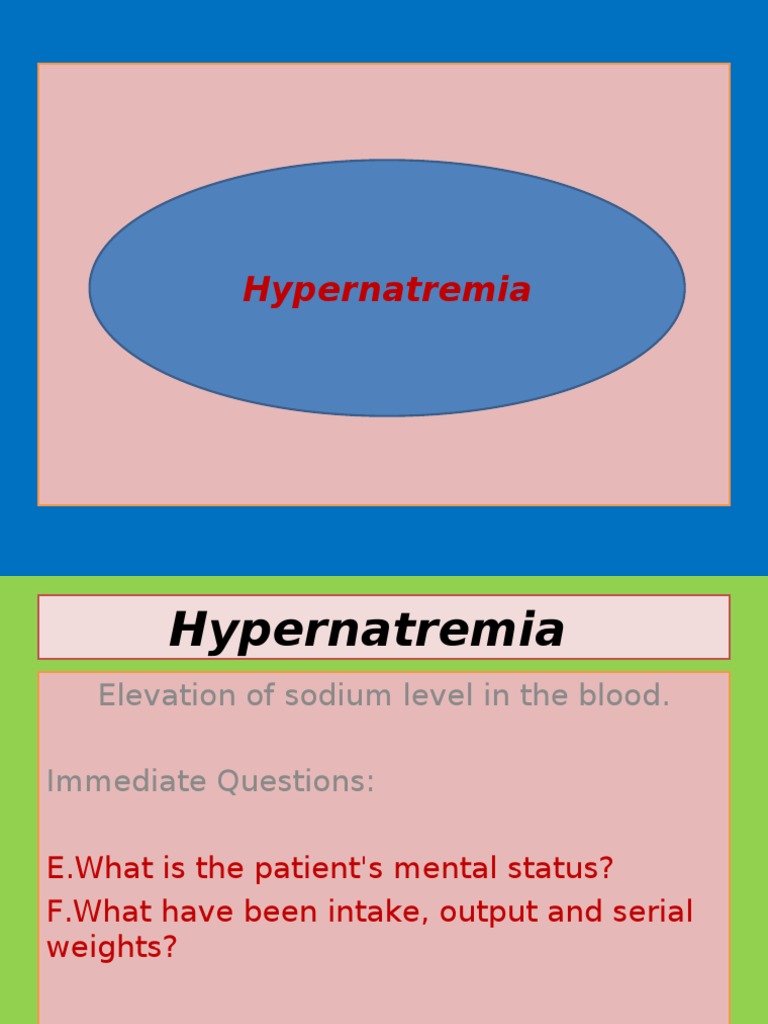 Hypernatremia