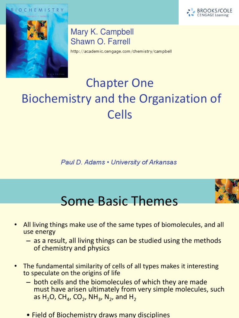 Biochemistry and Cell Organization Overview | PDF | Eukaryotes | Cell ...