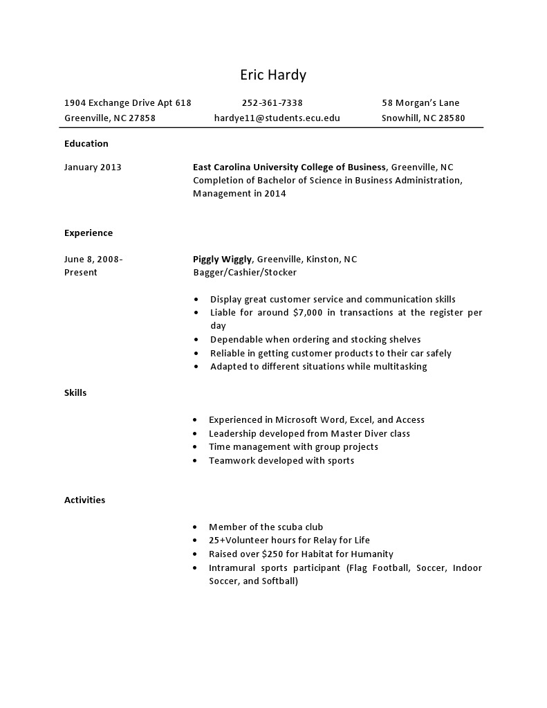 Eric Hardy Resume | PDF | Business