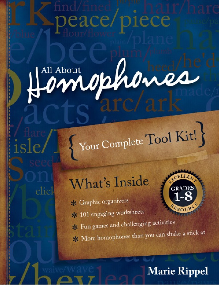 Homophone Teaching Toolkit | PDF | Stress (Linguistics) | Poetry