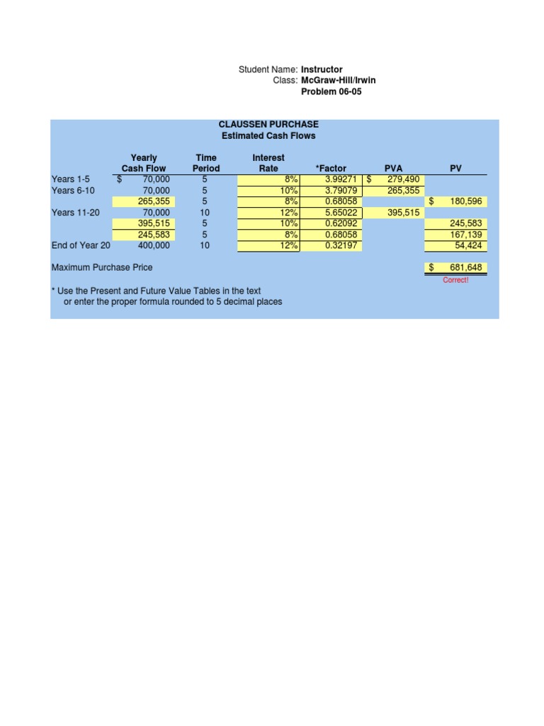 Chap 006 | PDF | Present Value | Money