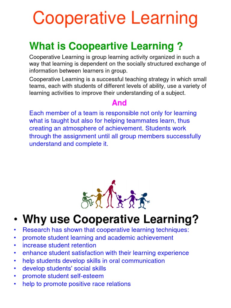 Cooperative Learning: What Is Coopeartive Learning ? | PDF | Social ...