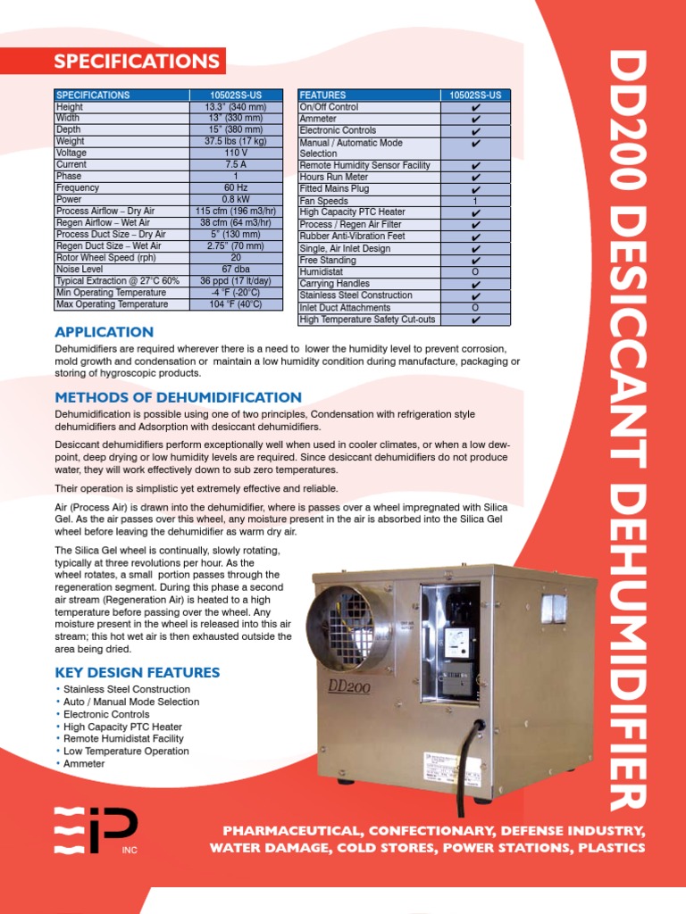 Dehumidifier Size | PDF | Heating, Ventilating, And Air Conditioning ...