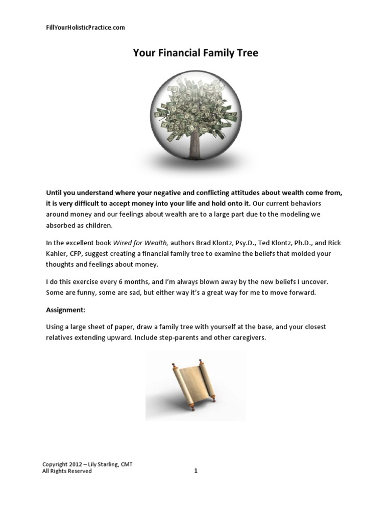 Financial Family Tree | Download Free PDF | Psychotherapy | Capitalism