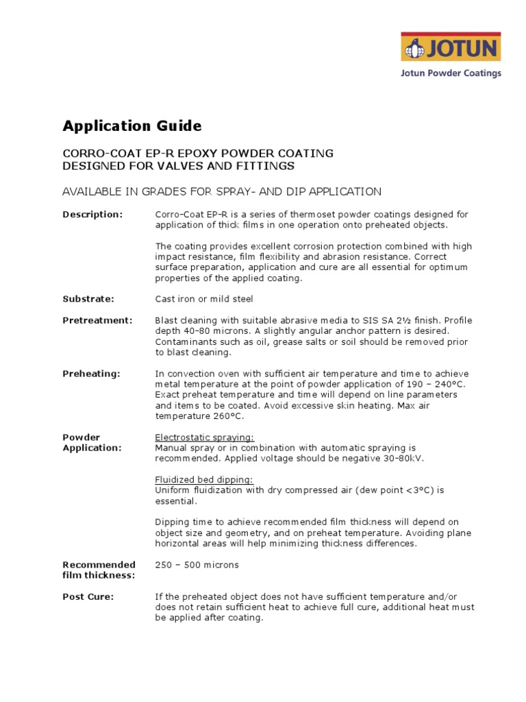 Jotun Application Guide PDF | PDF | Materials | Industrial Processes