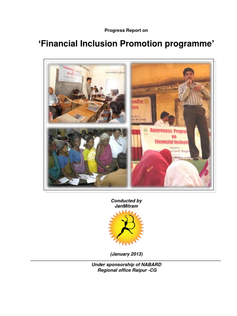 Report On Financial Inclusion and Financial Literacy Awareness ...