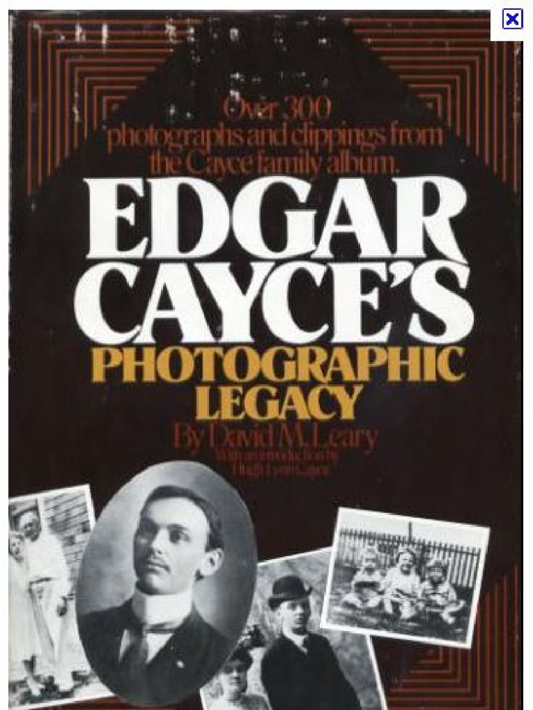 Edgar Cayce's Photographic Legacy | PDF | Hypnosis | Physician