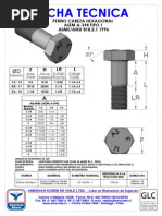 Ficha Técnica Pernos ASTM A394 | PDF