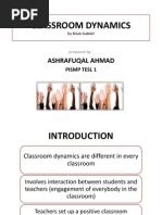 Effective Classroom Dynamics Explained | PDF | Classroom | Teachers