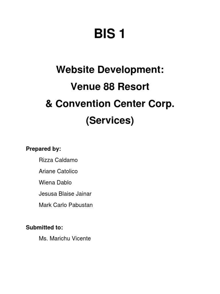 VENUE 88 Services | PDF
