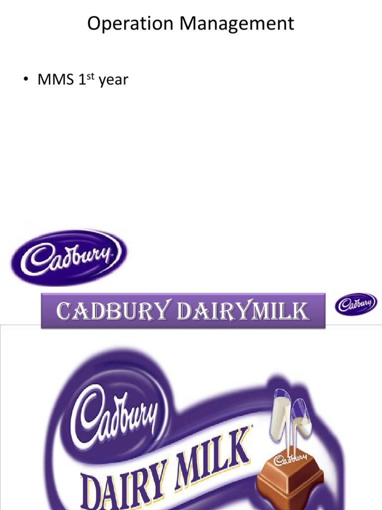 Production and Operation of Cadbury | PDF | Corporate Social ...