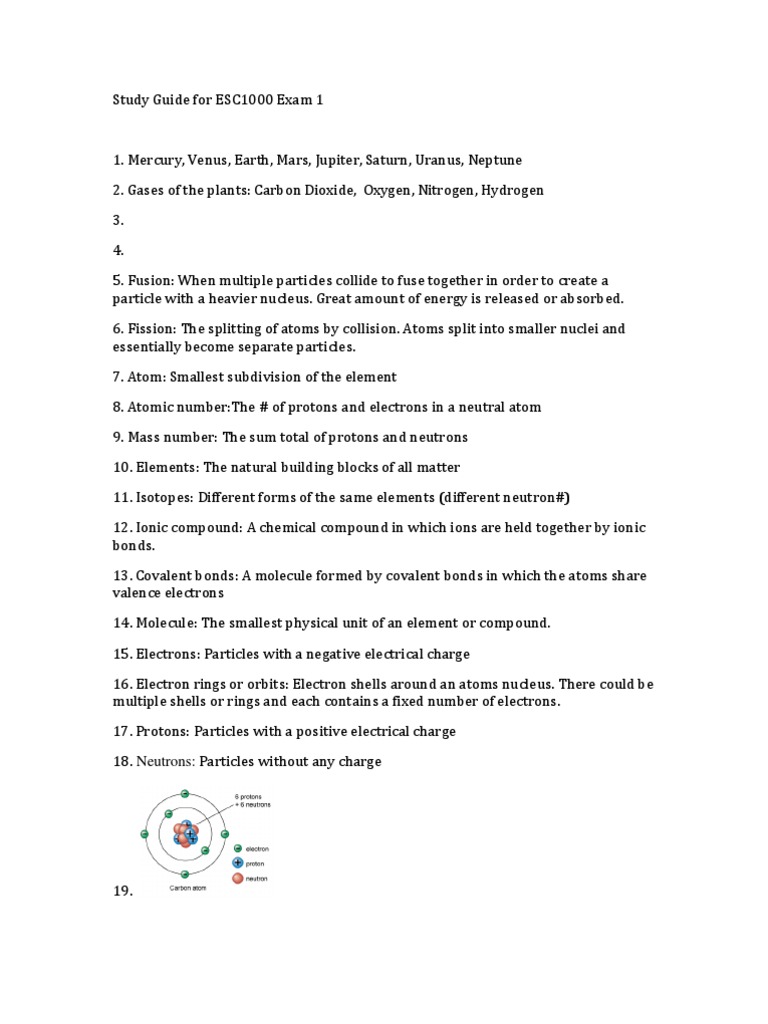 Study Guide For ESC1000 Exam 1 | PDF | Lava | Volcano