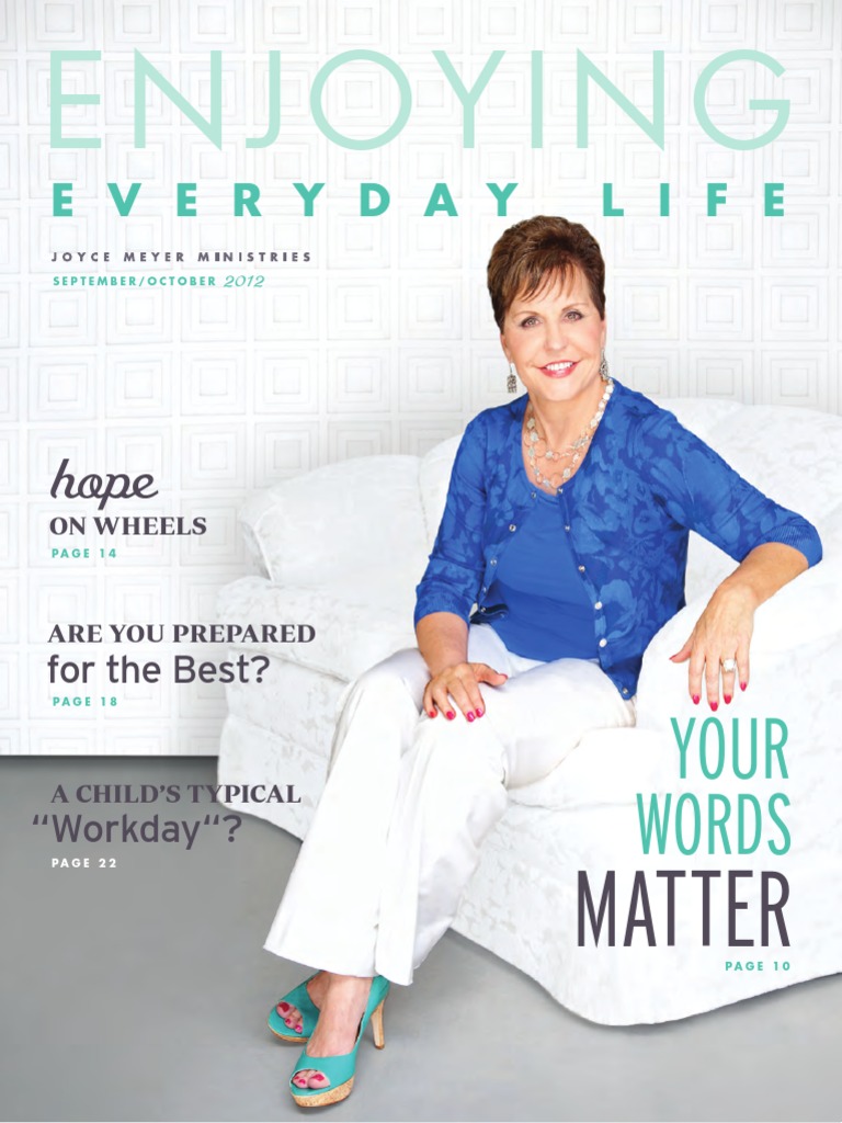 Joyce Meyer - Magazine Sep2012 For DL | PDF | Prayer | Jesus
