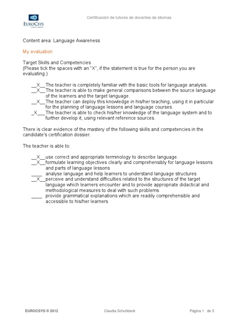 2 1 Task Format | PDF | Lesson Plan | Second Language