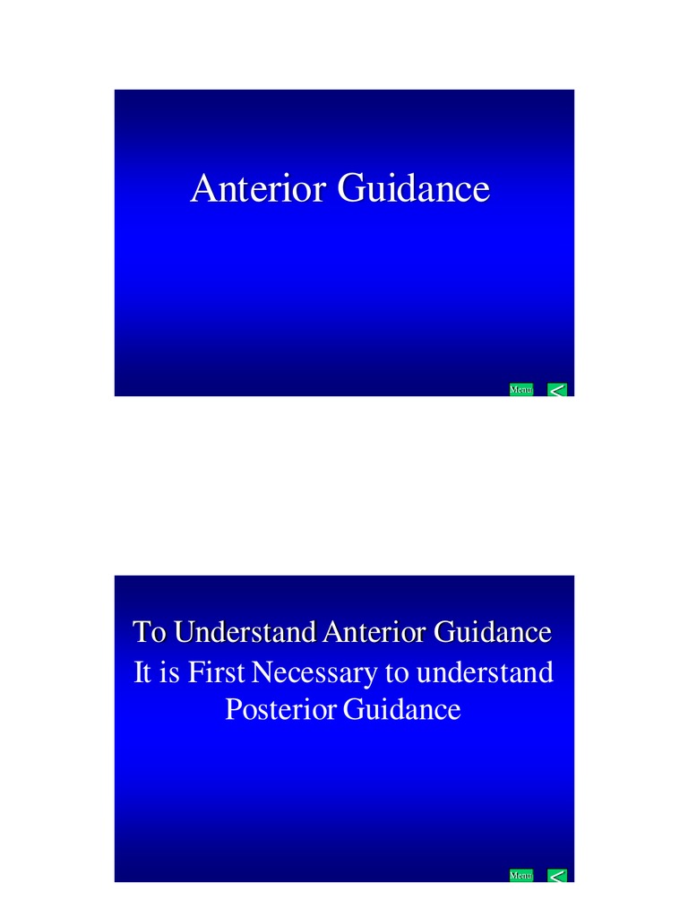 Understanding Anterior Guidance: A Comprehensive Guide to Determining ...