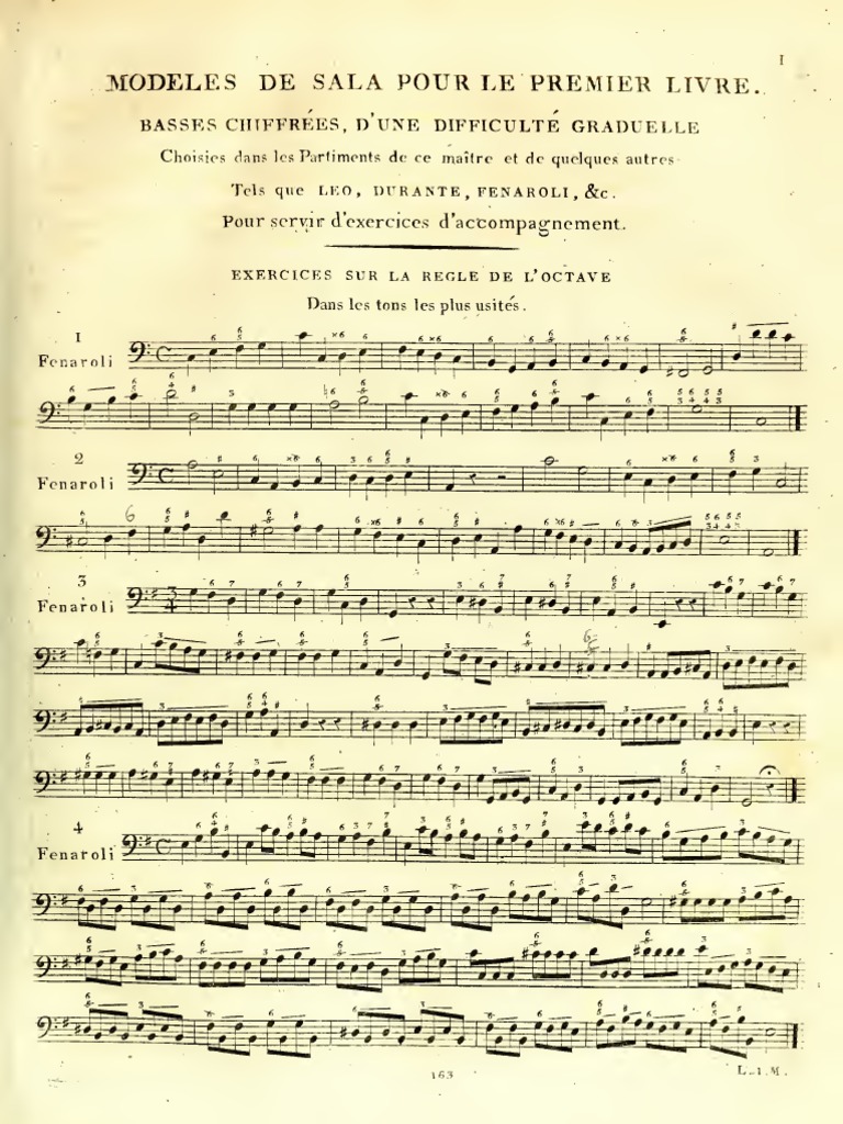 Partimenti Examples Collected by Choron | PDF | Méthodes et références ...