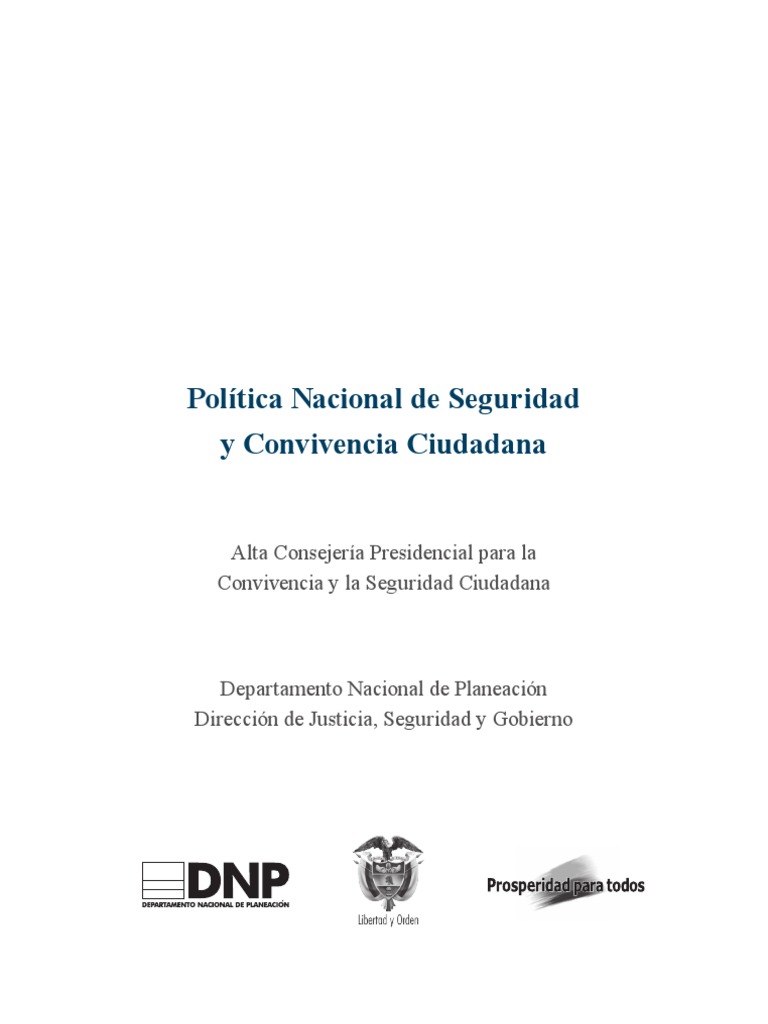 Codigo De Convivencia Ciudadana Pdf Pdf Delito Crimen Organizado
