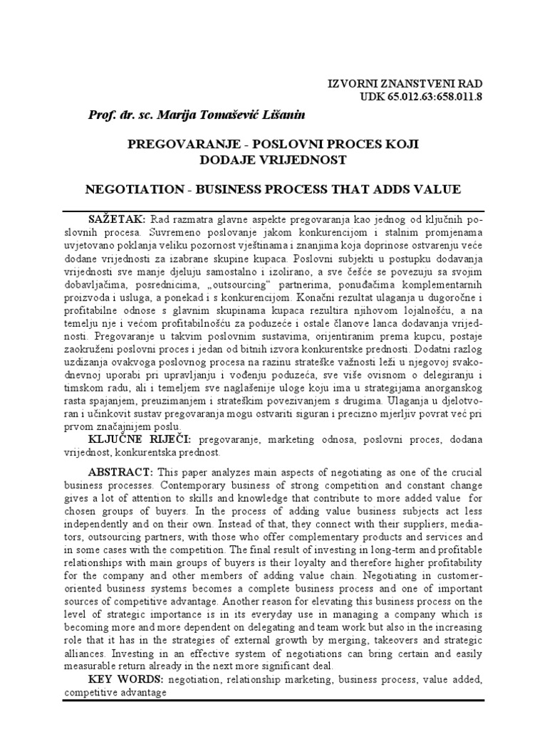 Pregovaranje | PDF