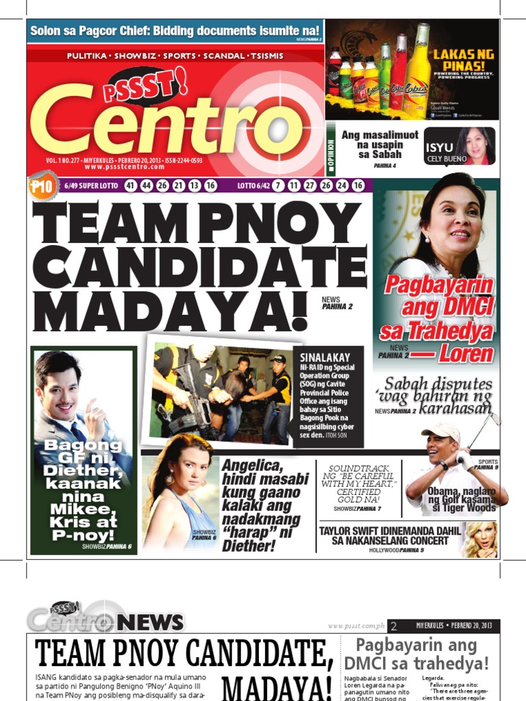 PSSST Centro Feb 20 2013 Issue | PDF