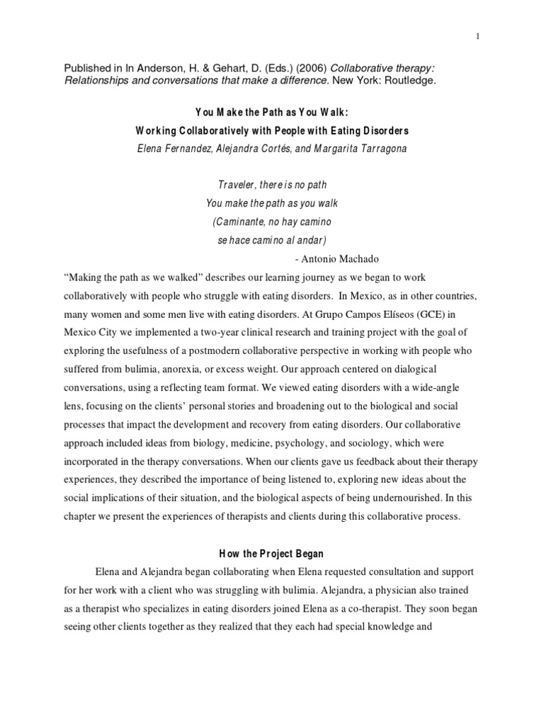 You Make The Path As You Walk | PDF