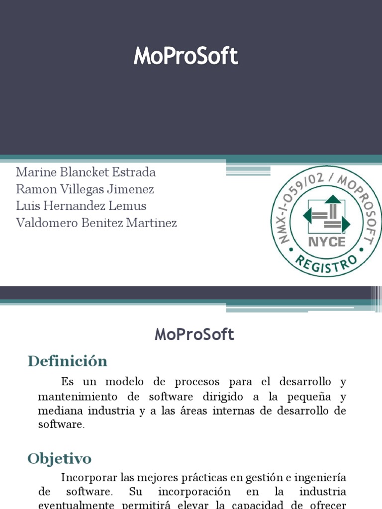 Moprosoft | PDF | Software | Recursos humanos