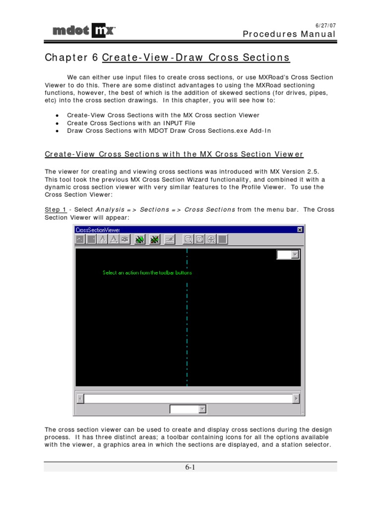 Chapter 6 Create-View-Draw Cross Sections | PDF | String (Computer ...