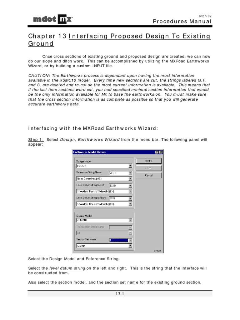 Chapter 13 Interfacing Proposed Design To Existing Ground: Procedures ...