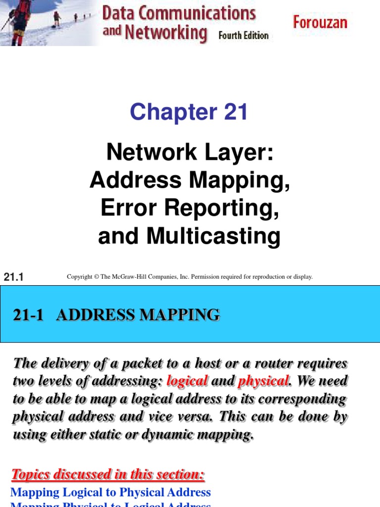 Address Mapping | Download Free PDF | Ip Address | Internet Protocols