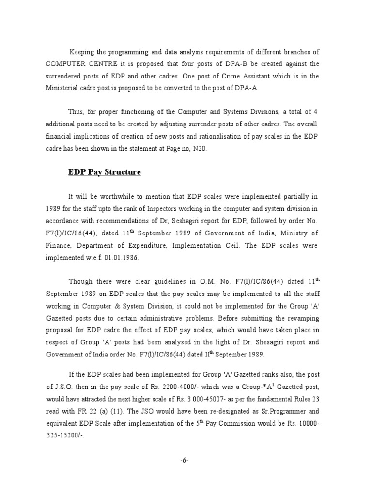 Cadre Review | PDF | Government Of India | Economies