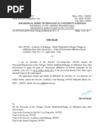 GTU Public Notice of Affiliation Process - 2025-26 (2) - 668414 | PDF