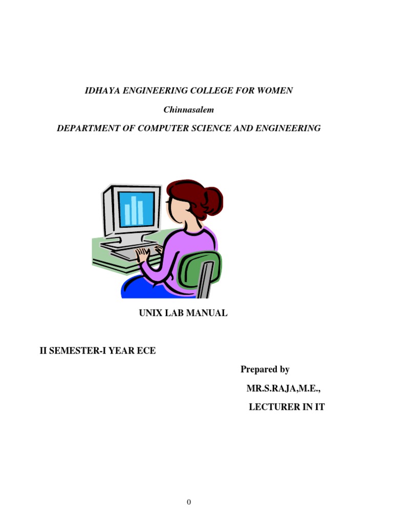 Unix Lab Ii Sem Manual Pdf Command Line Interface String Computer Science