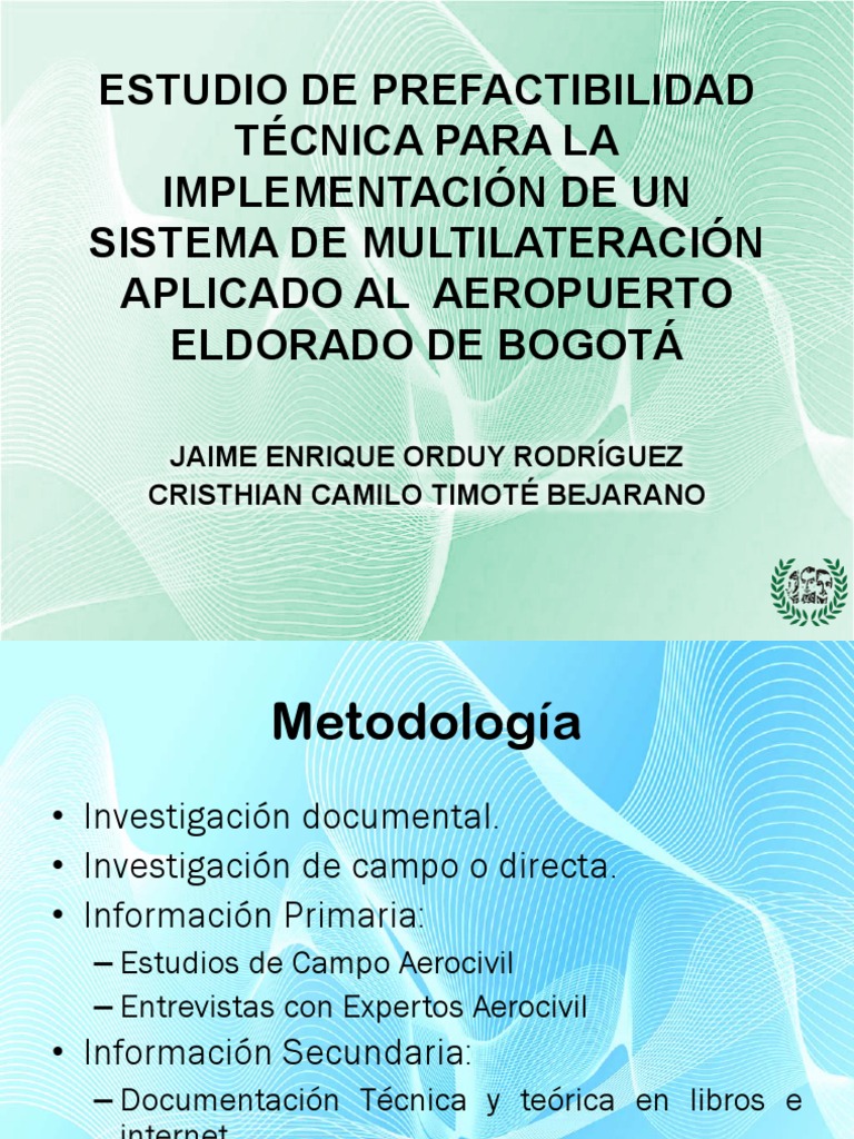 Multilateracion Final3 | PDF | Aeropuerto | Control de tráfico aéreo