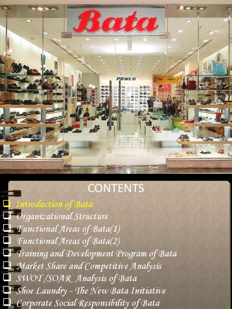 Bata Presentation | PDF | Retail | Swot Analysis
