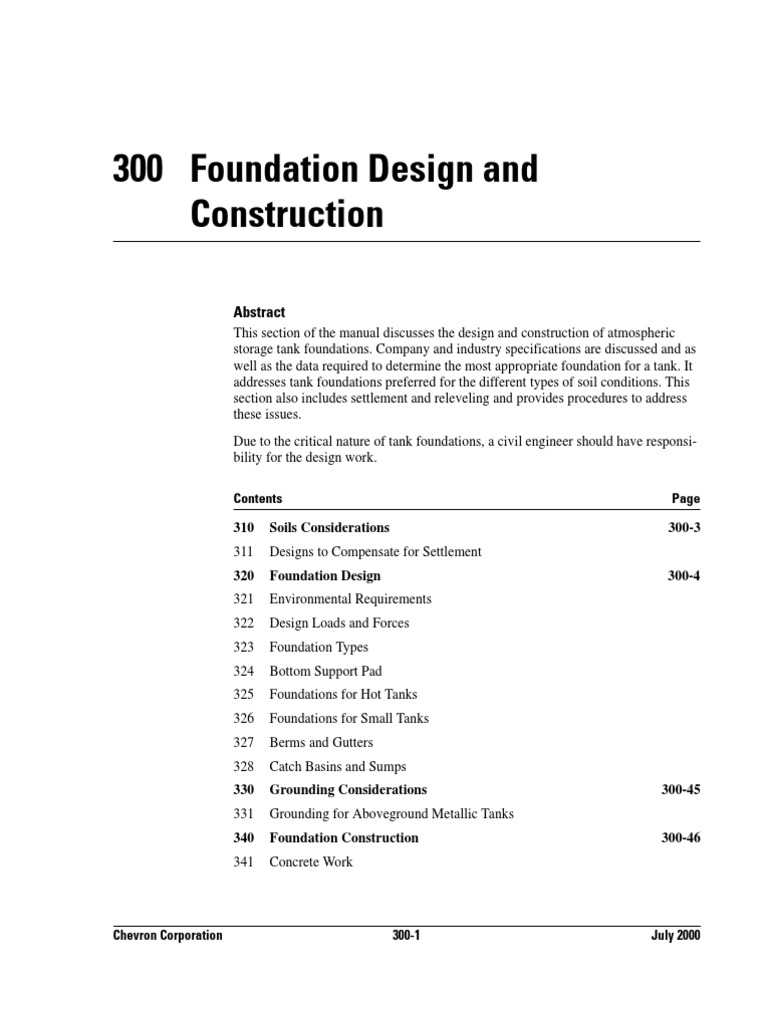 300 Foundation Design and Construction | PDF | Deep Foundation | Road ...