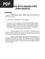 PWD Application Form | PDF | Employment | Disability
