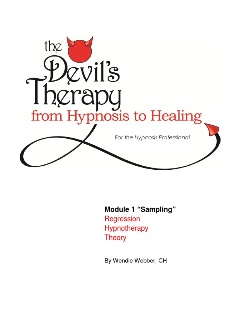 The Devils Therapy Sampler | PDF | Hypnotherapy | Hypnosis