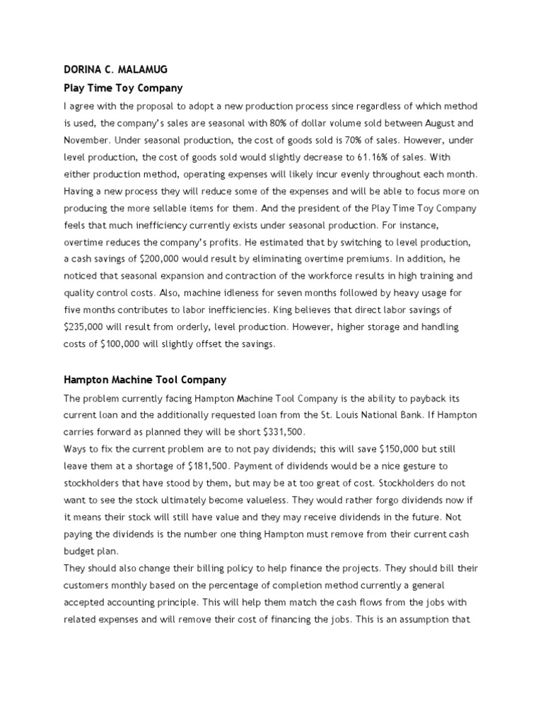 Case Study 2 Pdf Dividend Stocks