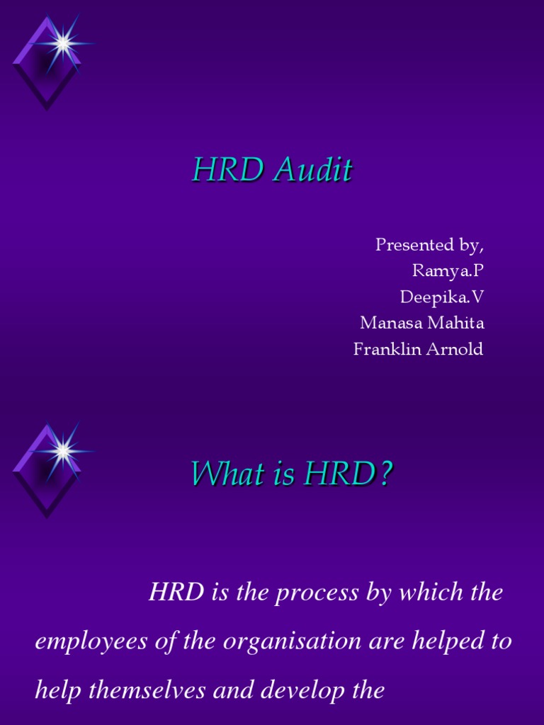 HRD Audit | PDF | Human Resource Management | Audit