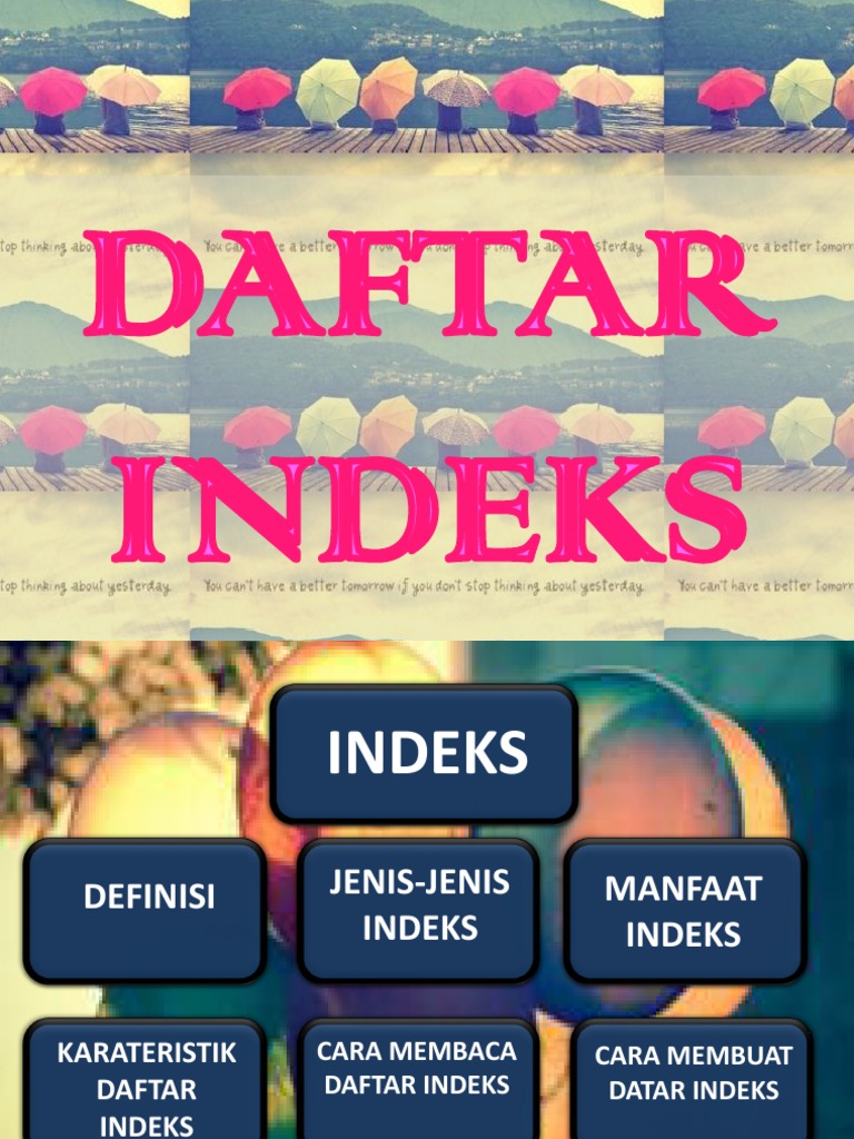 Daftar Indeks | PDF | Fiksi Umum