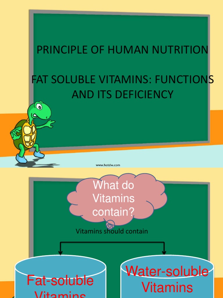 Fat Soluble Vitamins: Functions and Its Deficiency | Vitamin A ...