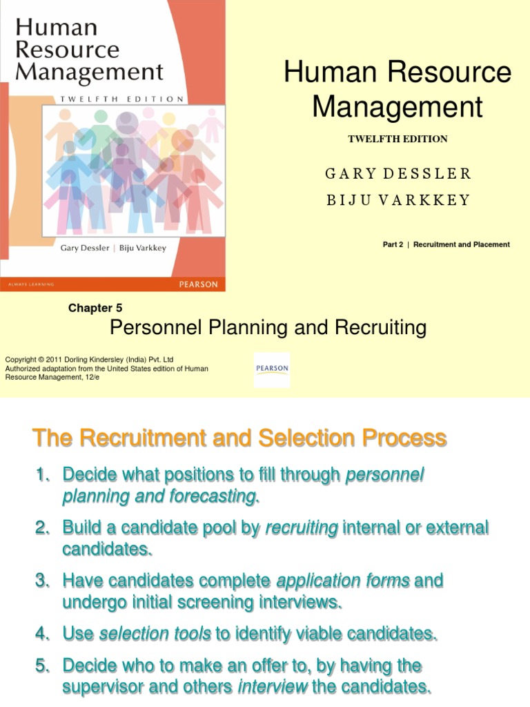 Human Resource Management: Personnel Planning and Recruiting | PDF