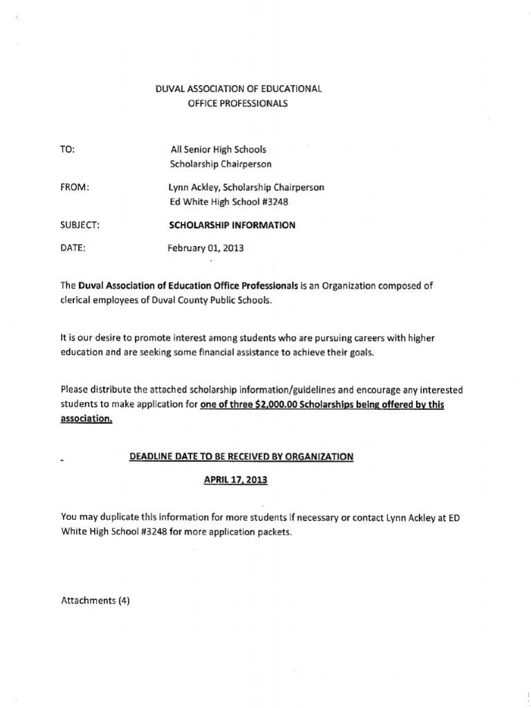 Duval Association of Educational Office Professionals | PDF