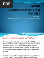 The Occupational Health and Safety Act - 2010 | PDF | Occupational ...