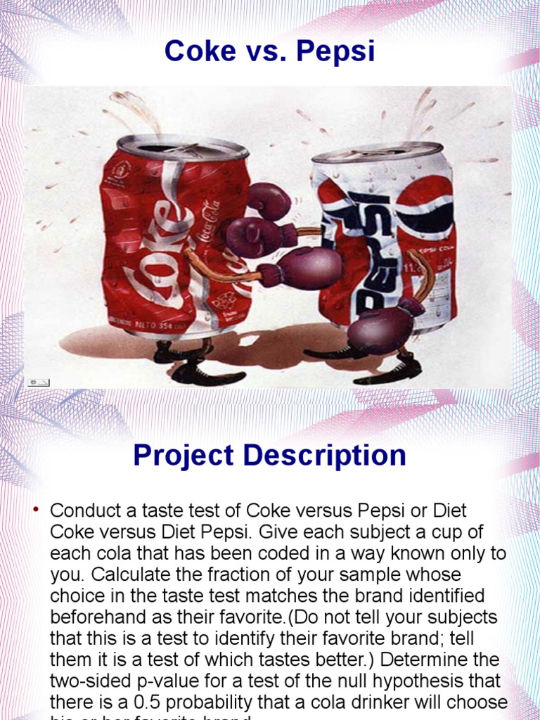 Coke Vs Pepsi | PDF